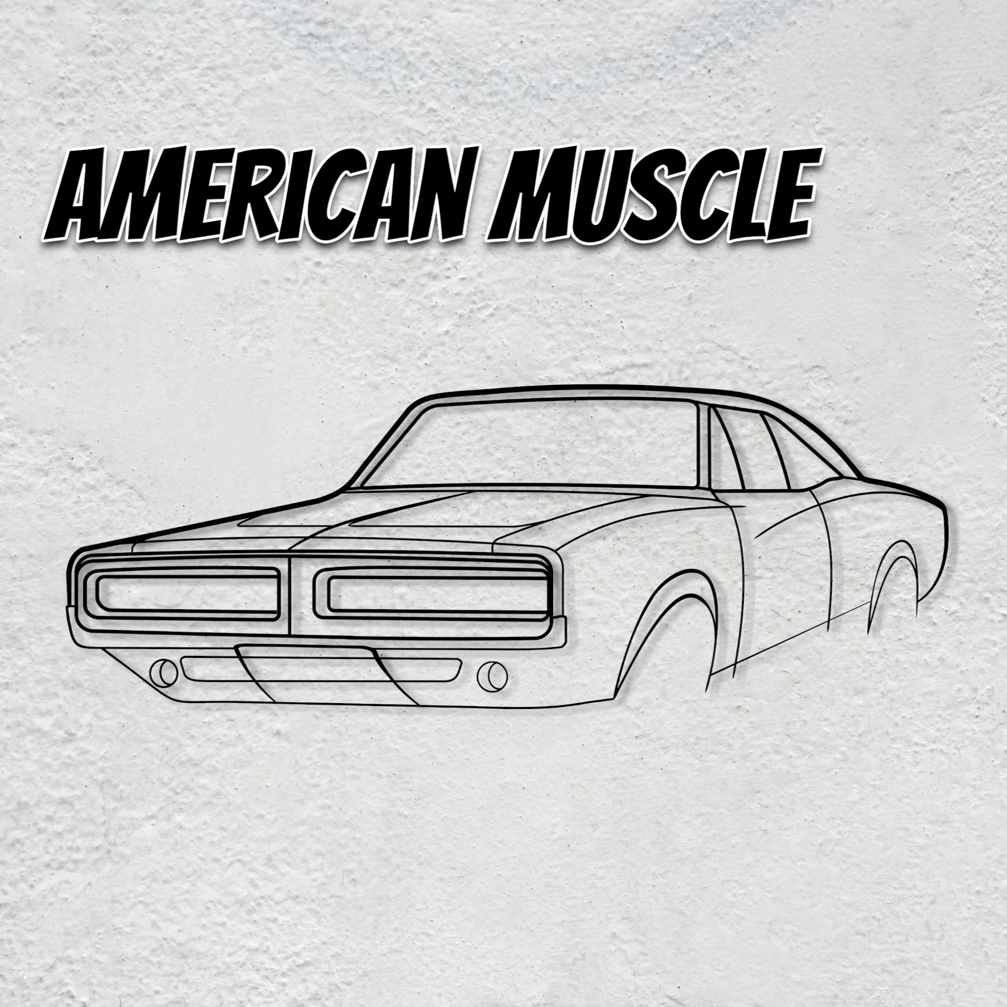 Car Metal Wall Art & Silhouettes – Tollys Auto Art