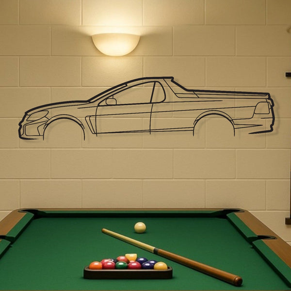 Holden Commodore HSV Maloo UTE Metal Wall Art Silhouette | Aussie-Made ...
